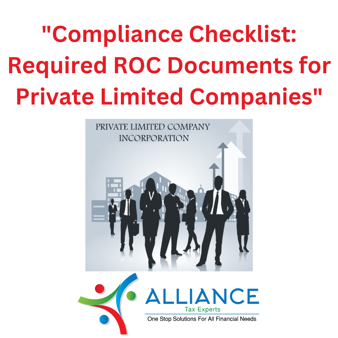 Alliance Tax Experts | Compliance Checklist: Required ROC Documents for ...